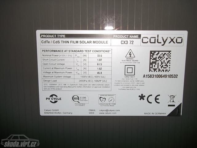 Fotovoltaické panely 70w
